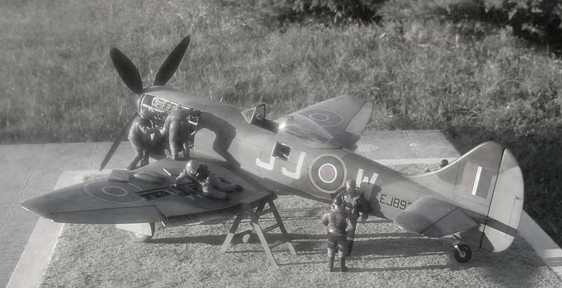 32 nd scale Hawker Tempest the hard way... - Works in Progress - Large ...