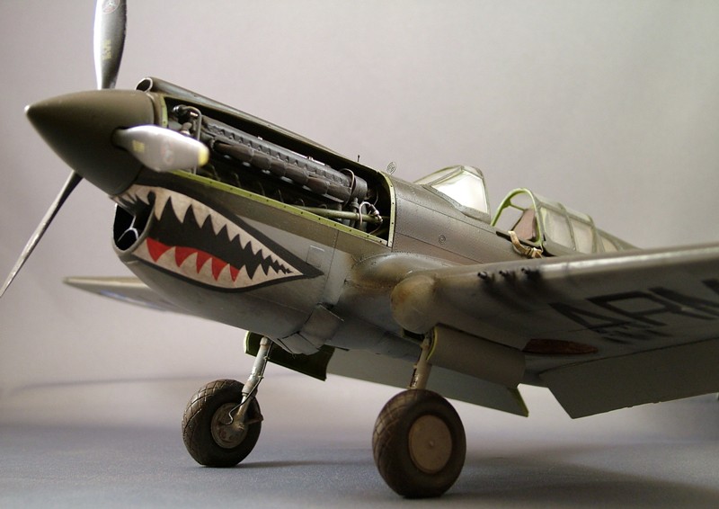 Tex Hill's P-40 - Ready for Inspection - Large Scale Planes