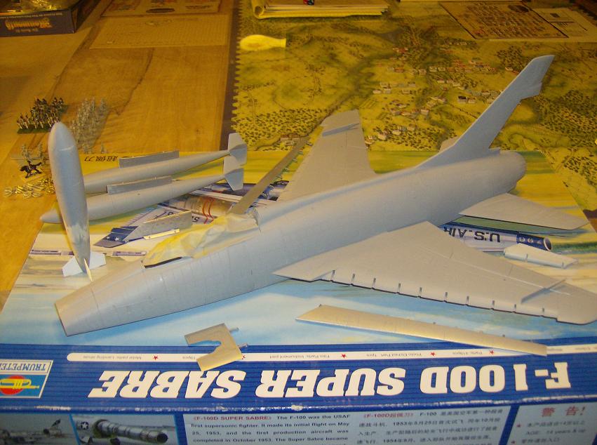 French NATO QRA F-100D - Works in Progress - Large Scale Planes
