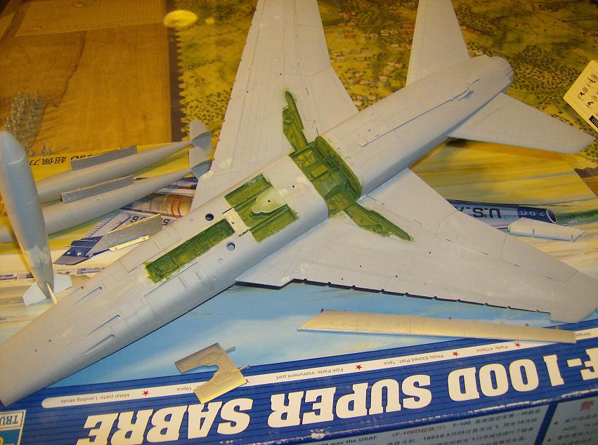 French NATO QRA F-100D - Works in Progress - Large Scale Planes